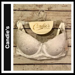 Candie's Intimates & Sleepwear | New Candies Demi Push Up Black Floral ...